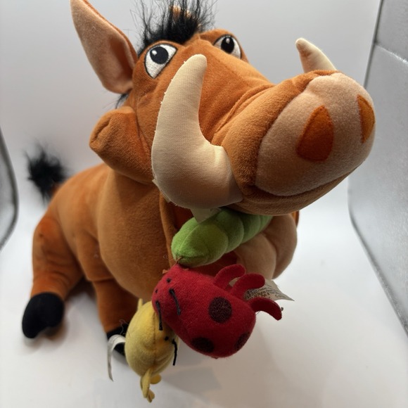 Disney | Small Pets | Vintage Disney Lion King Talking Pumbaa Wgrub Bug ...